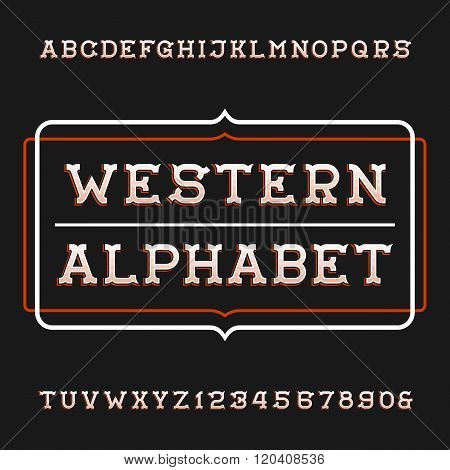 Western Alphabet Vector & Photo (Free Trial) | Bigstock