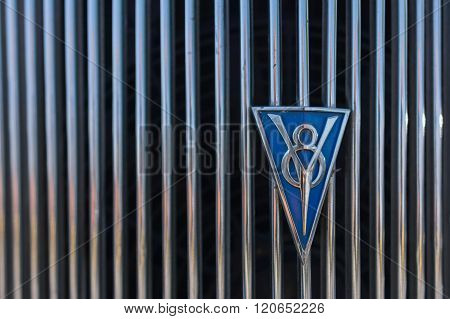 Vintage Ford V8 Emblem Image & Photo (Free Trial) | Bigstock