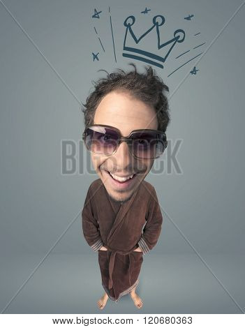 Funny Guy Big Head Image & Photo (Free Trial) | Bigstock