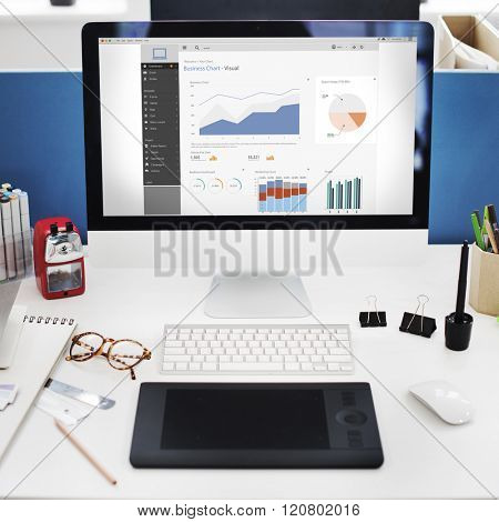 Business Chart Visual Image & Photo (Free Trial) | Bigstock