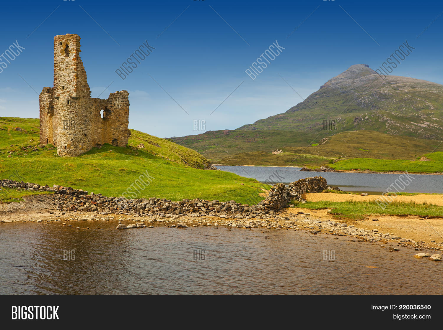 Imagen y foto Ardvreck Castle On (prueba gratis) | Bigstock