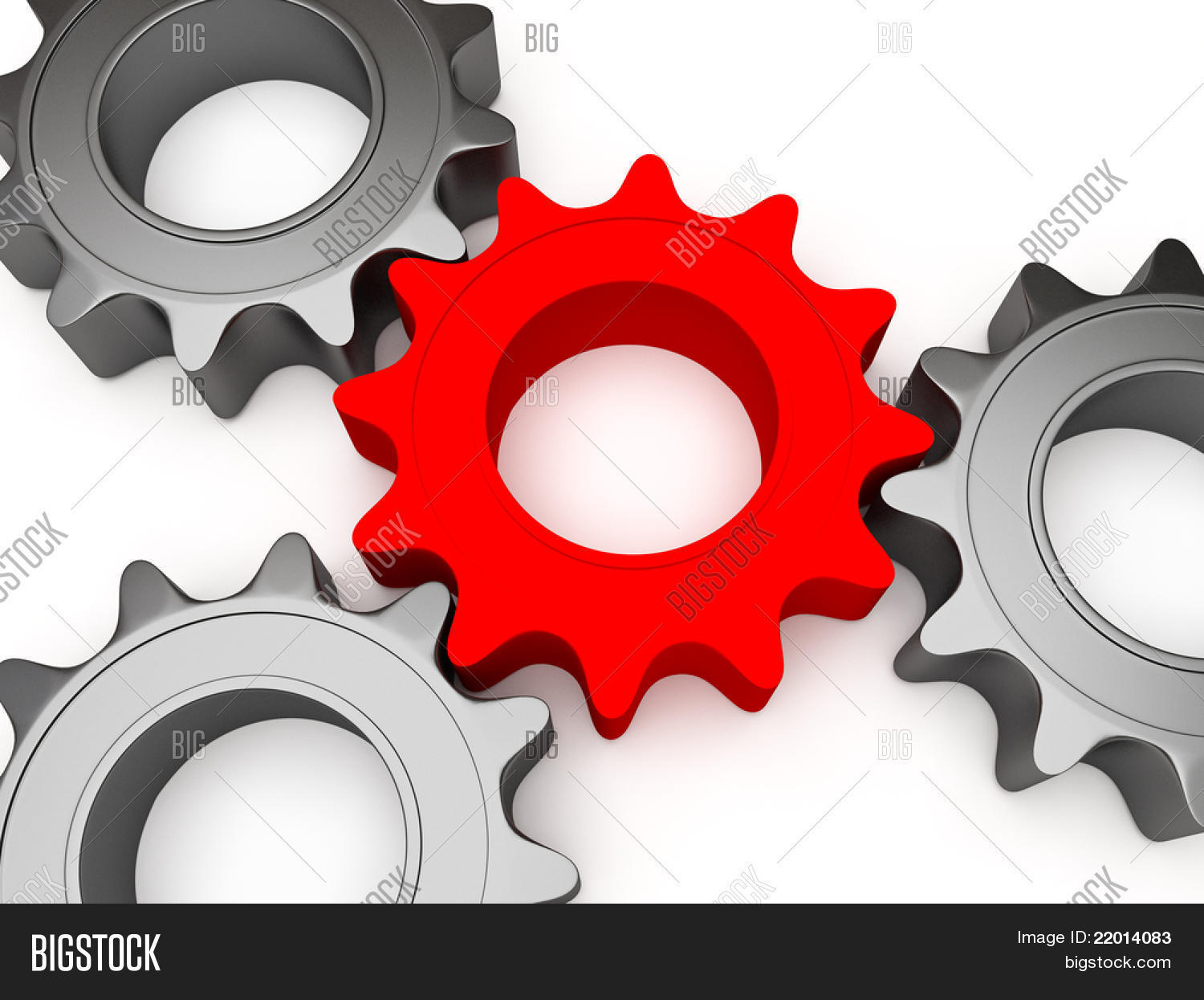 3d Gears Connected Image & Photo (Free Trial) | Bigstock
