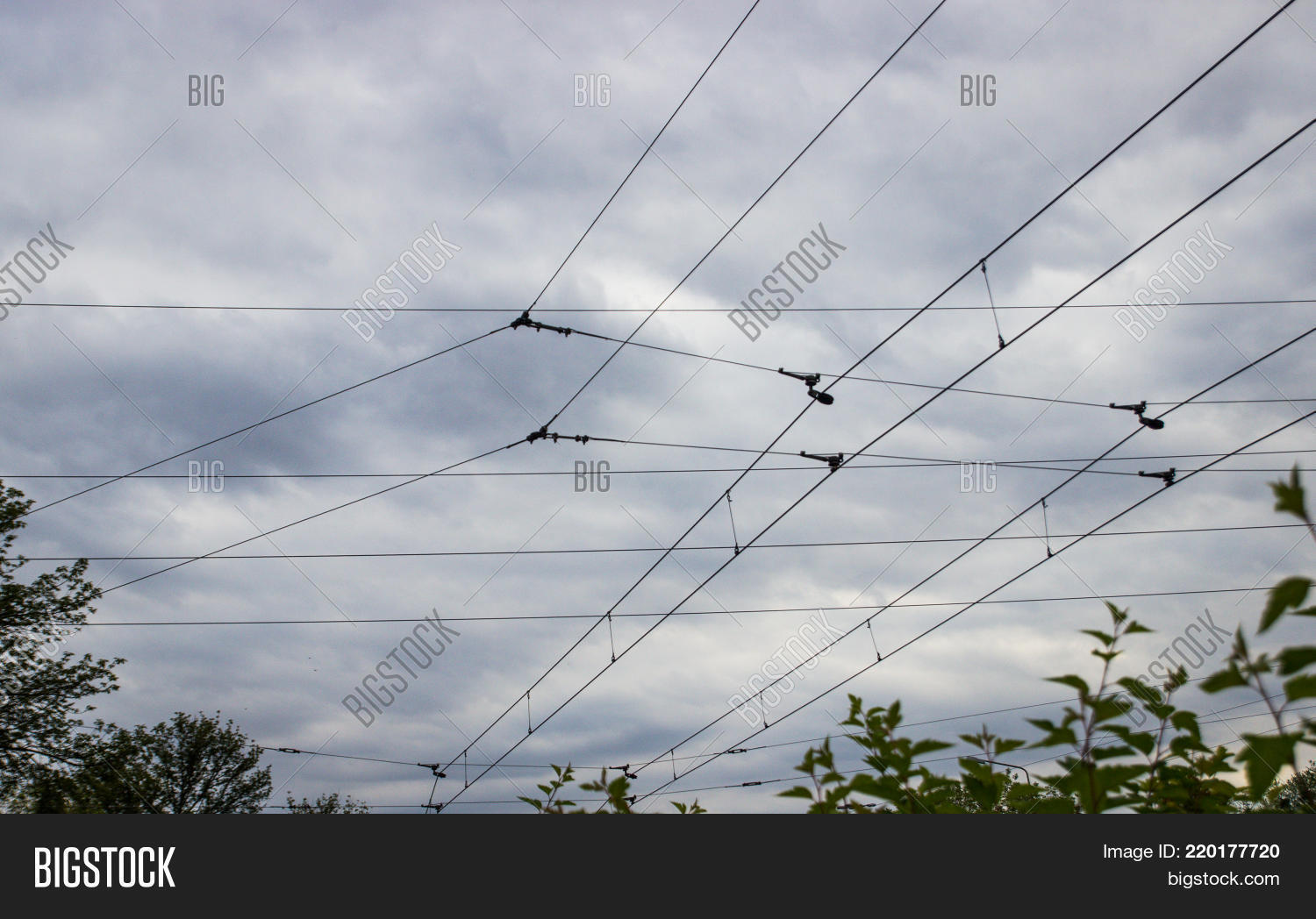 Tram Wires (overhead Image & Photo (Free Trial) | Bigstock
