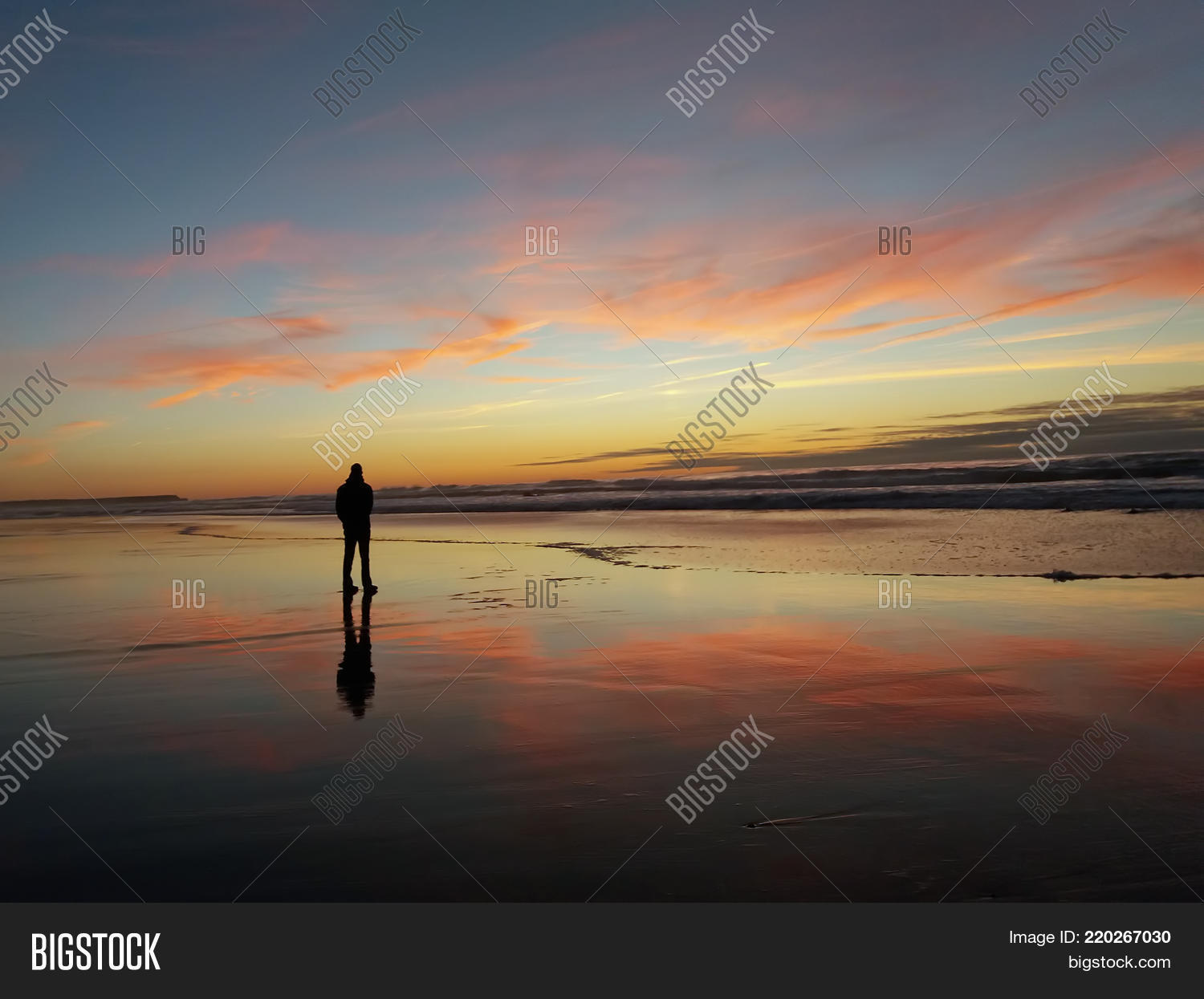 Lonely Guy Sunset