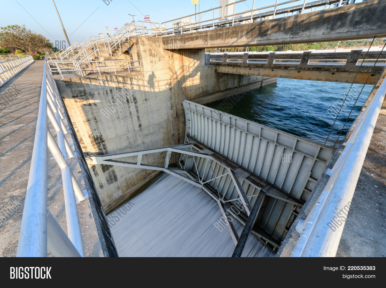 Spillway Dam Gate On Image & Photo (Free Trial) | Bigstock