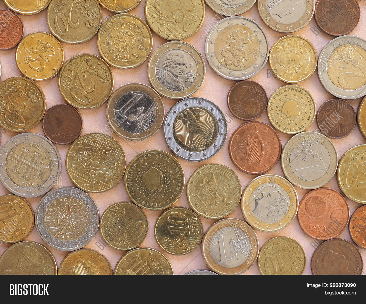 Euro Coins Money (EUR Image & Photo (Free Trial) | Bigstock