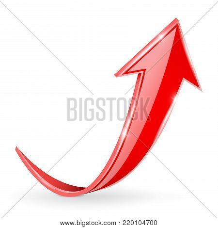 Red Arrow. Vector 3d Vector & Photo (Free Trial) | Bigstock