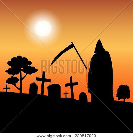 Death Silhouette Vector & Photo (Free Trial) | Bigstock