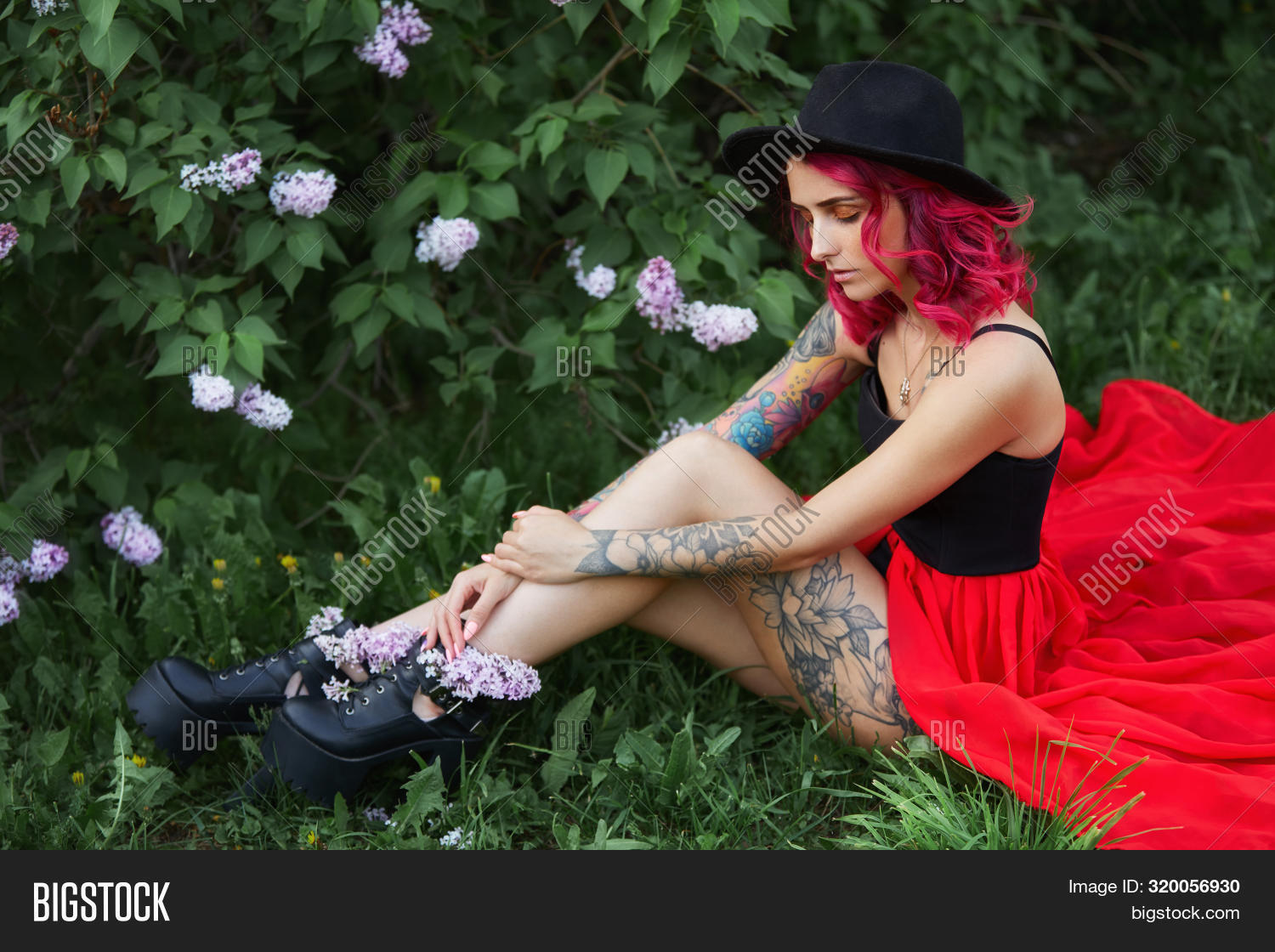 Fashion Girl Red Hair Image & Photo (Free Trial) | Bigstock