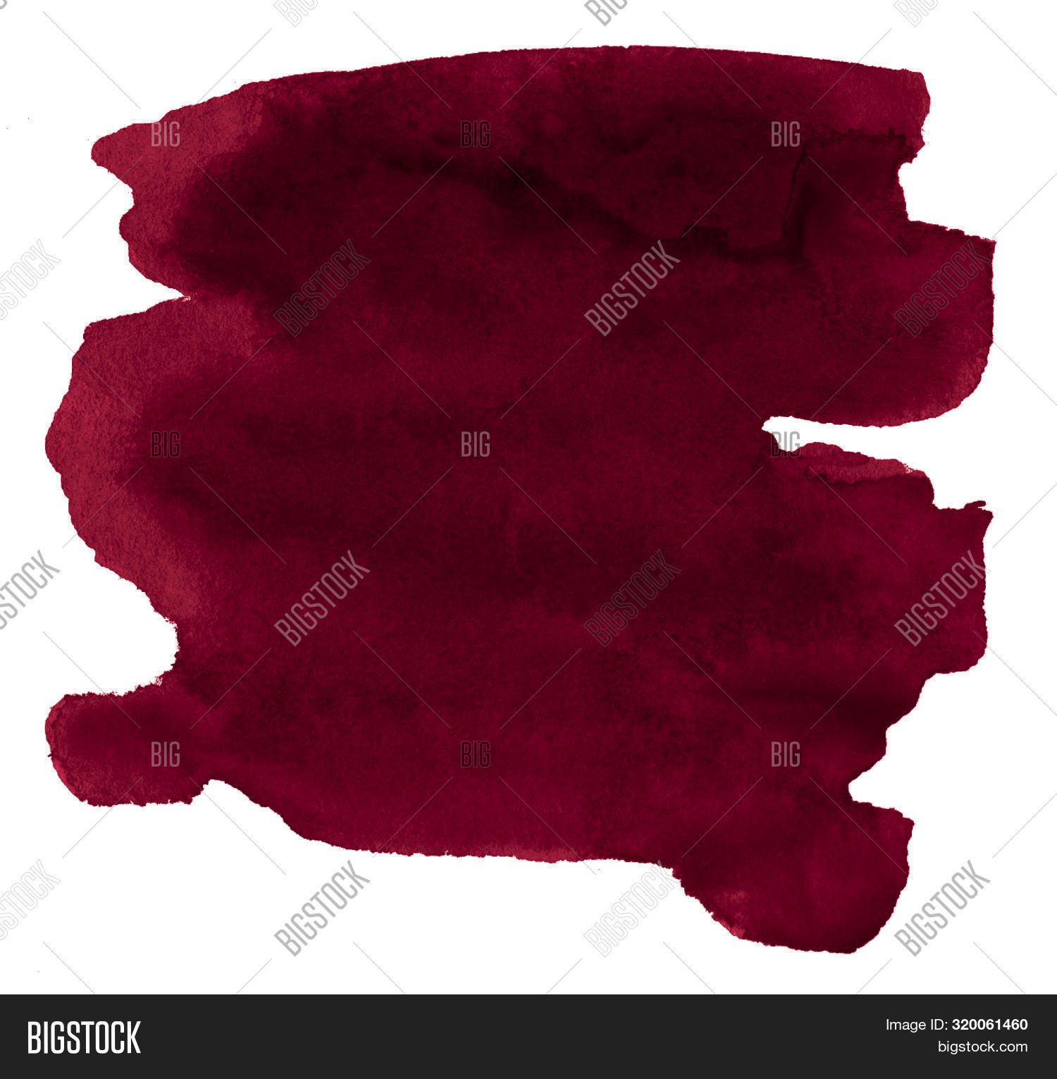 Burgundy Watercolor Image & Photo (Free Trial) | Bigstock