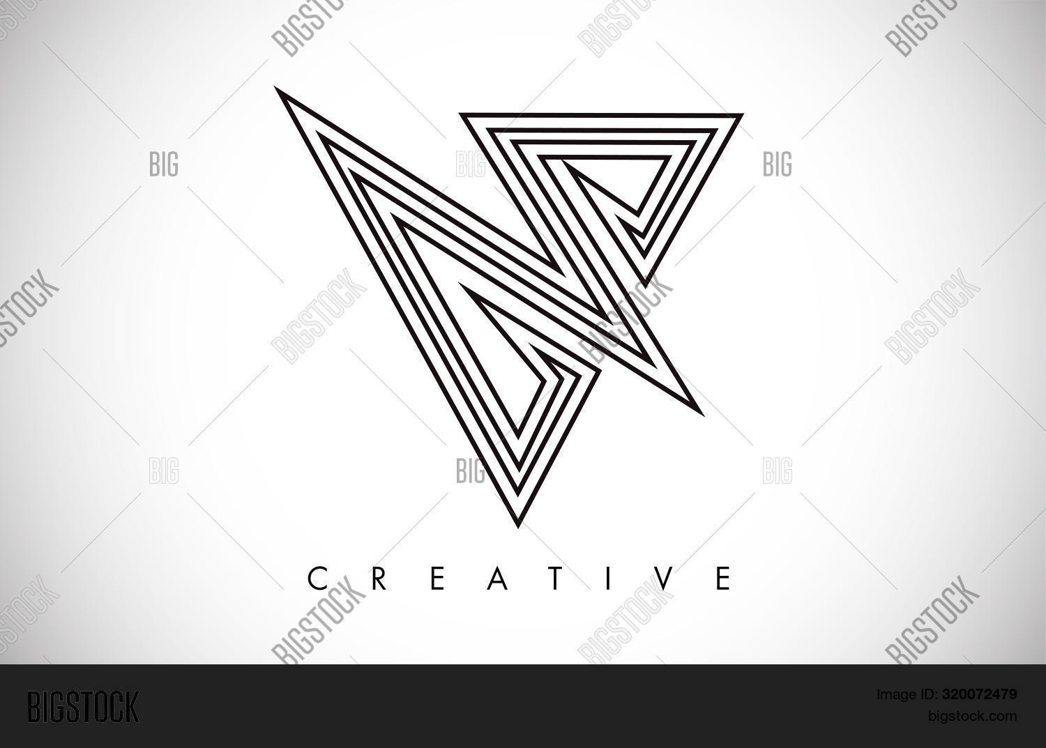 V Letter Modern Vector & Photo (Free Trial) | Bigstock