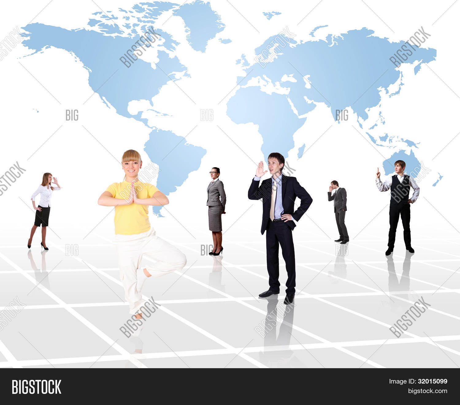 World Map People Image & Photo (Free Trial) | Bigstock