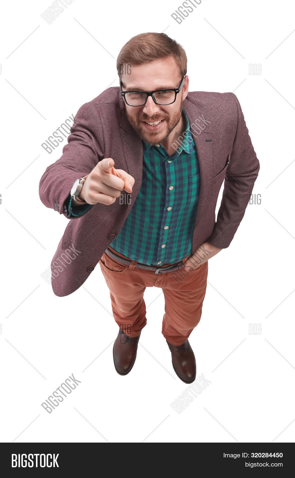 Top View. Smiling Man Image & Photo (Free Trial) | Bigstock