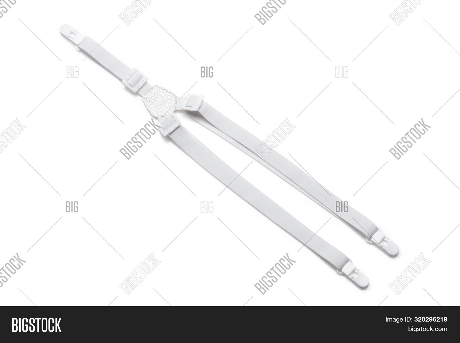 Imagen y foto White Suspender (prueba gratis) | Bigstock