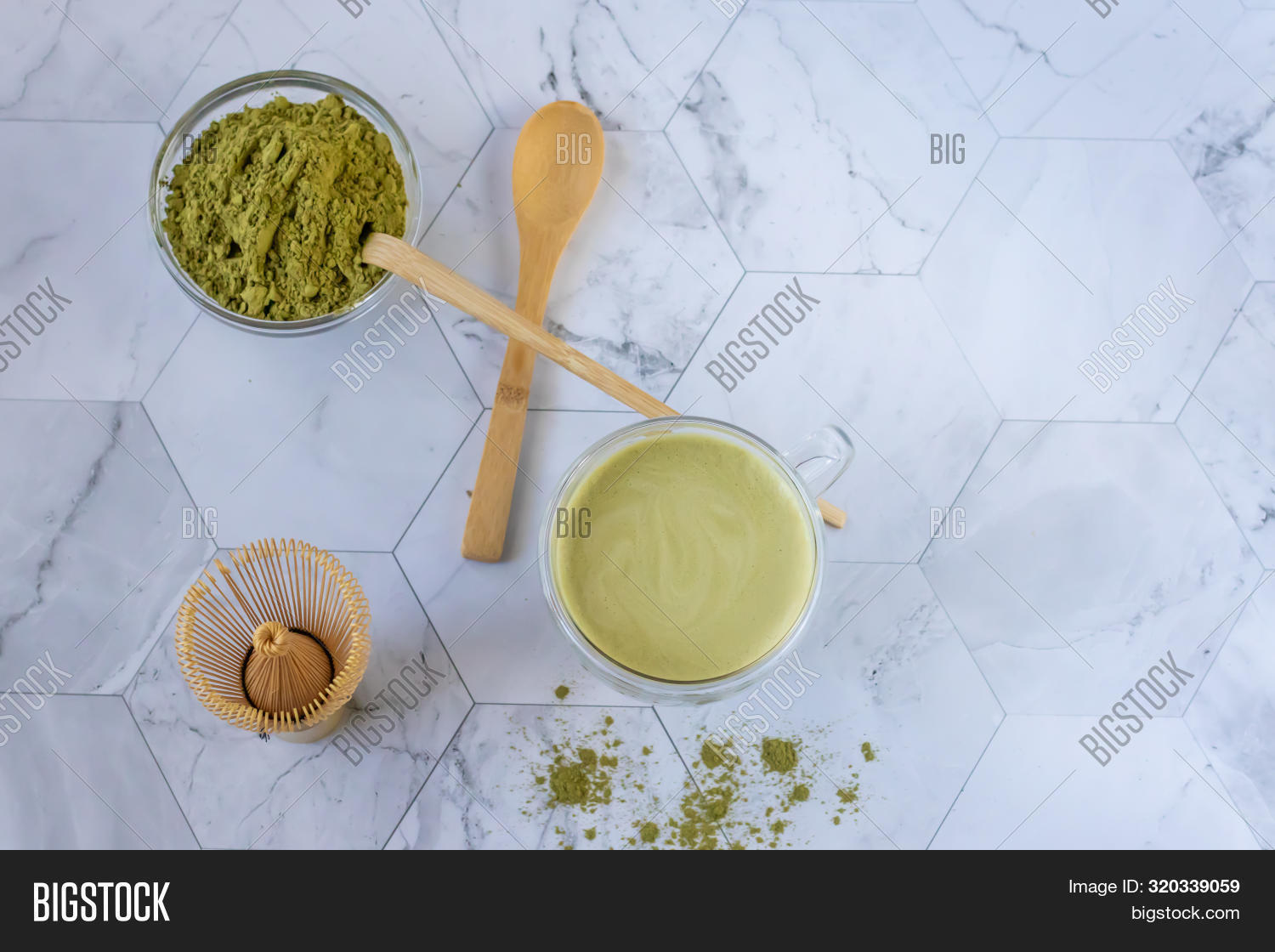 Matcha Green Tea Froth Image & Photo (Free Trial) | Bigstock