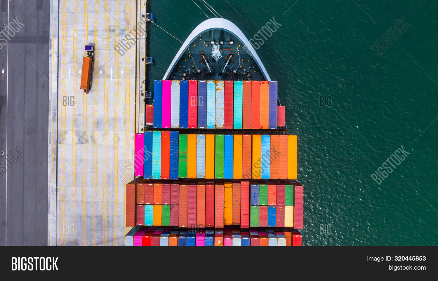 Container Ship Loading Image & Photo (Free Trial) | Bigstock