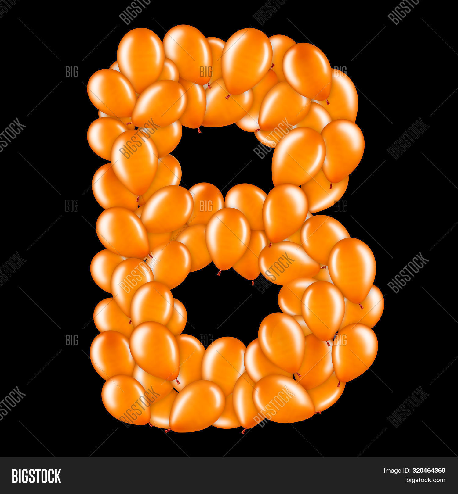 Orange Letter B Helium Image & Photo (Free Trial) | Bigstock