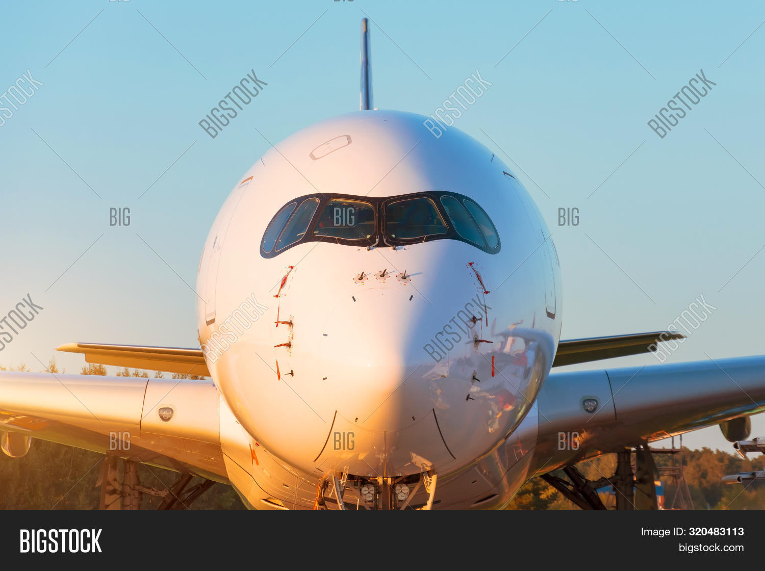 Airplane View Front Image & Photo (Free Trial) | Bigstock