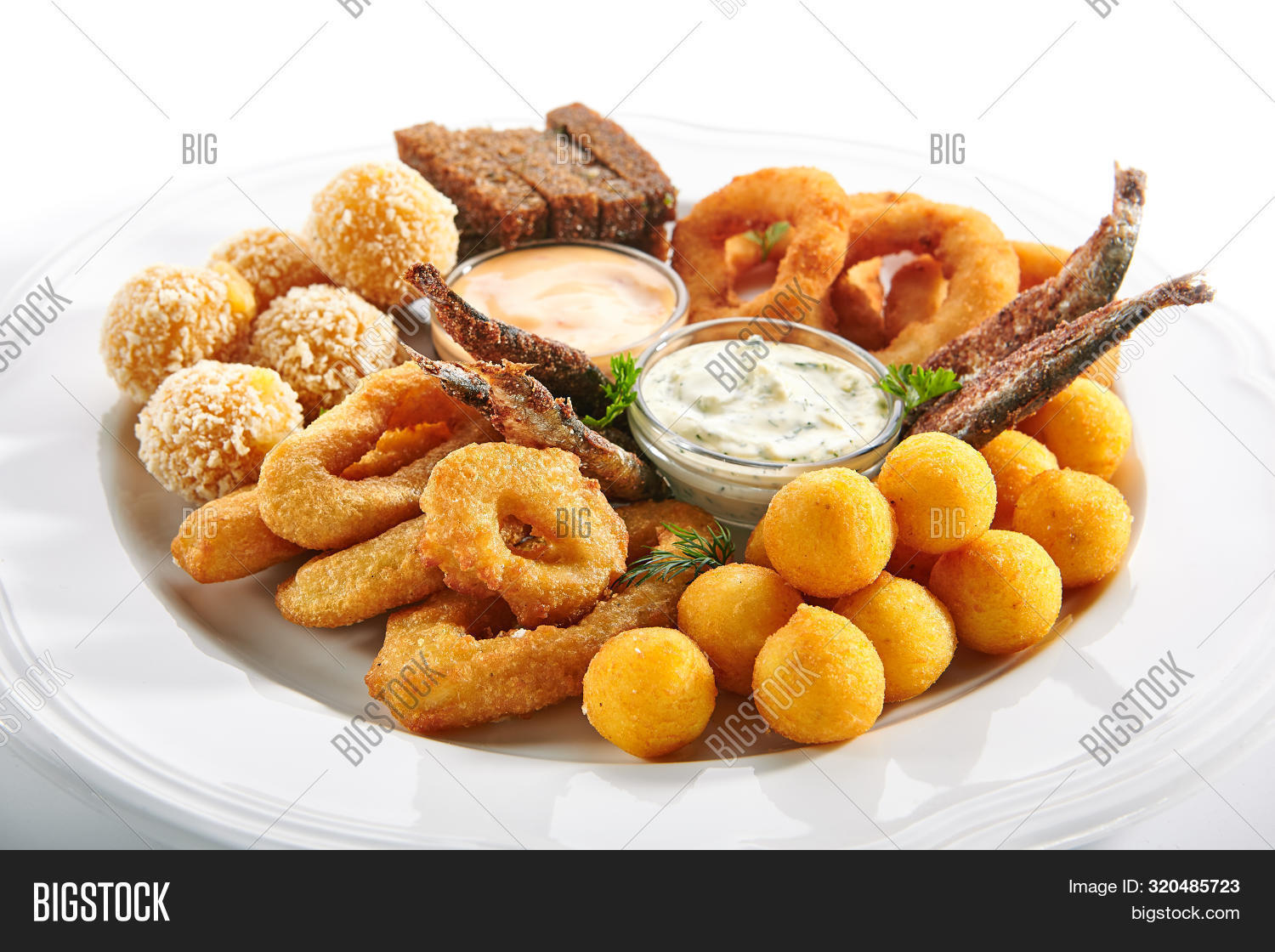Beer Snacks Beer Plate Image & Photo (Free Trial) | Bigstock