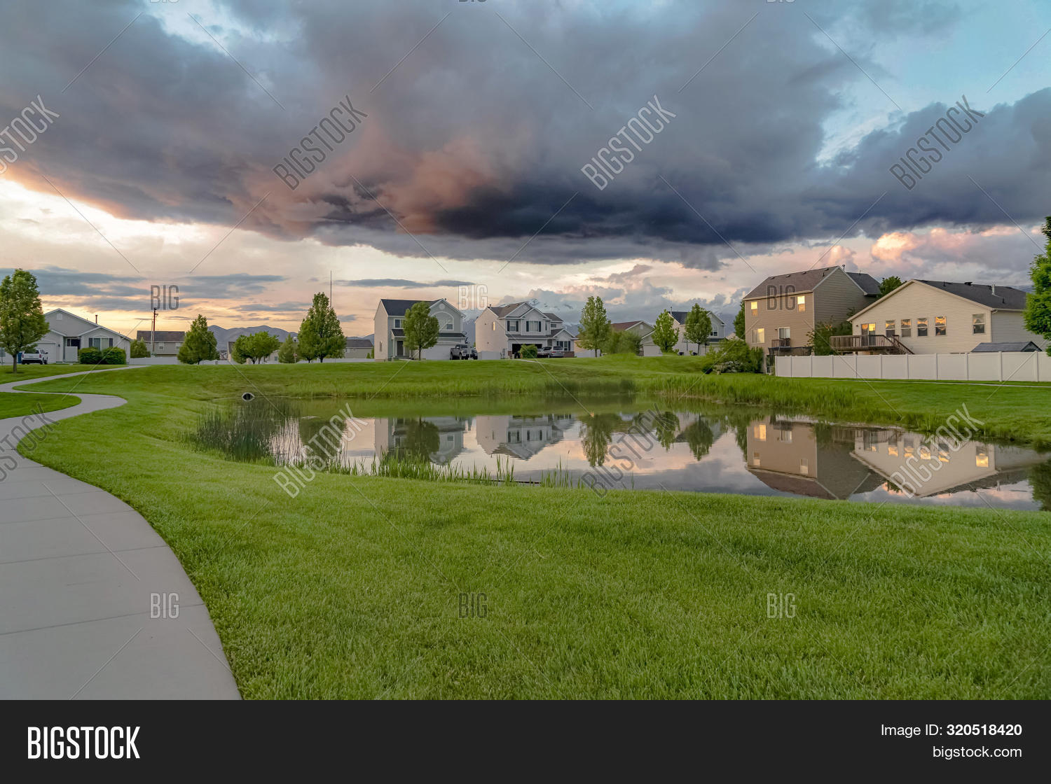 Lovely Park Road Pond Image & Photo (Free Trial) | Bigstock