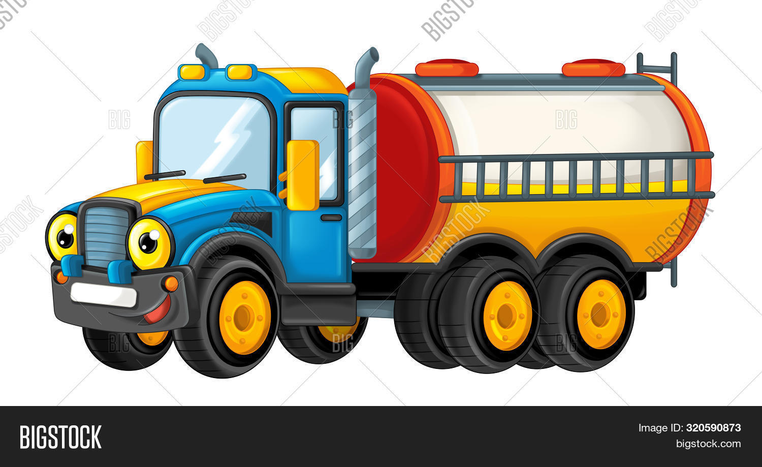 Cartoon Happy Cistern Image & Photo (Free Trial) | Bigstock