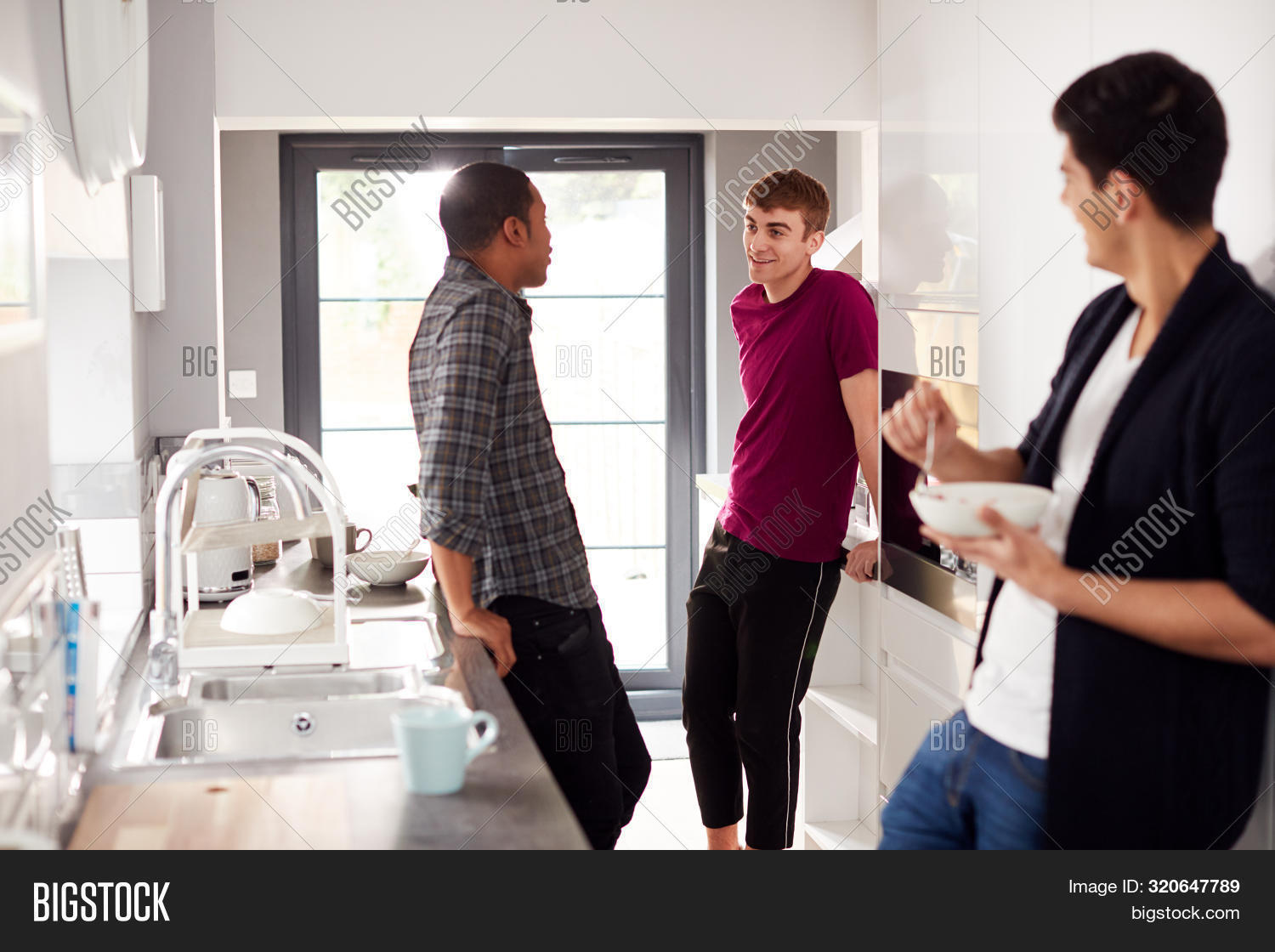 Group Male College Image & Photo (Free Trial) | Bigstock