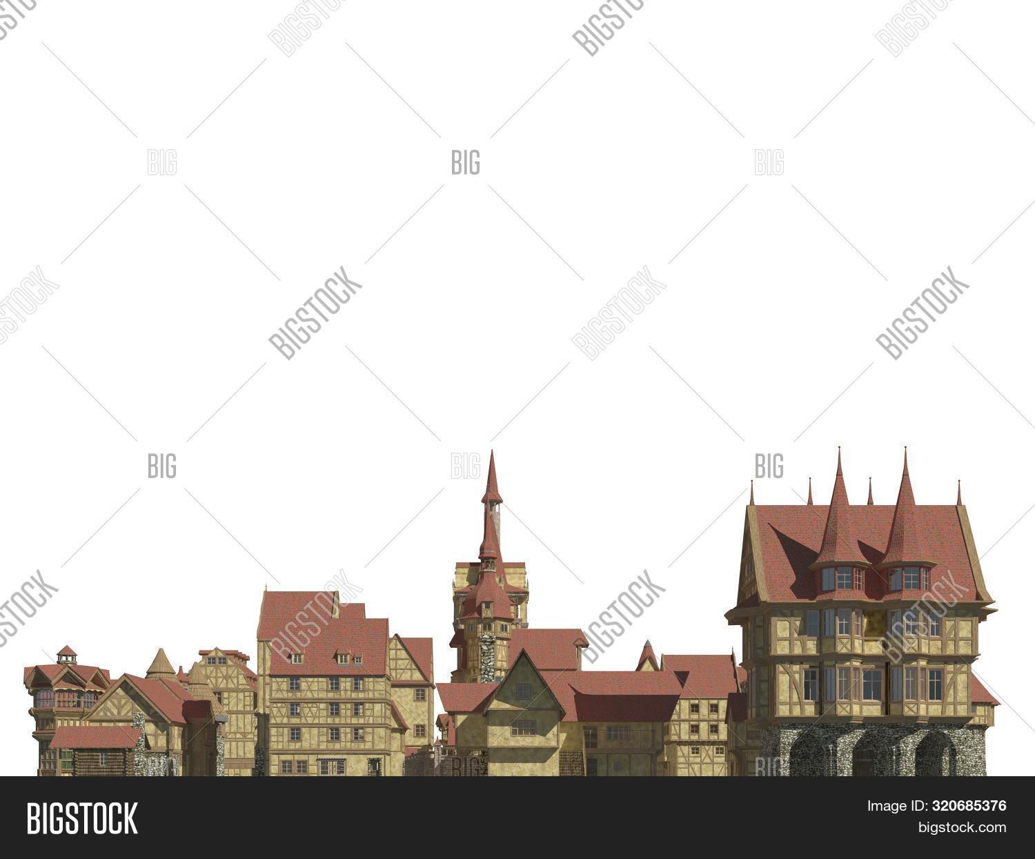 Medieval Cityscape Image & Photo (Free Trial) | Bigstock