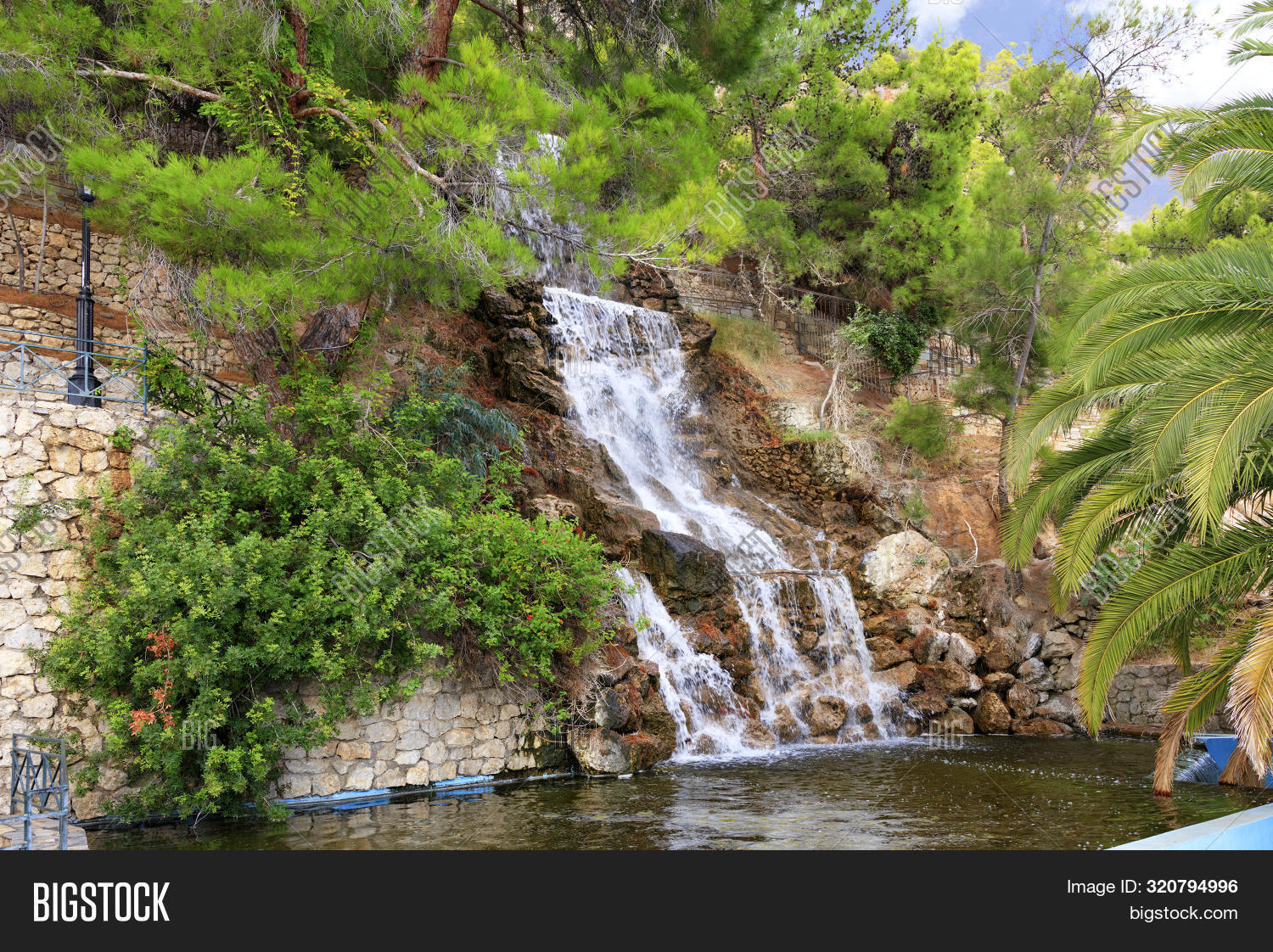 Large Waterfall Spring Image & Photo (Free Trial) | Bigstock