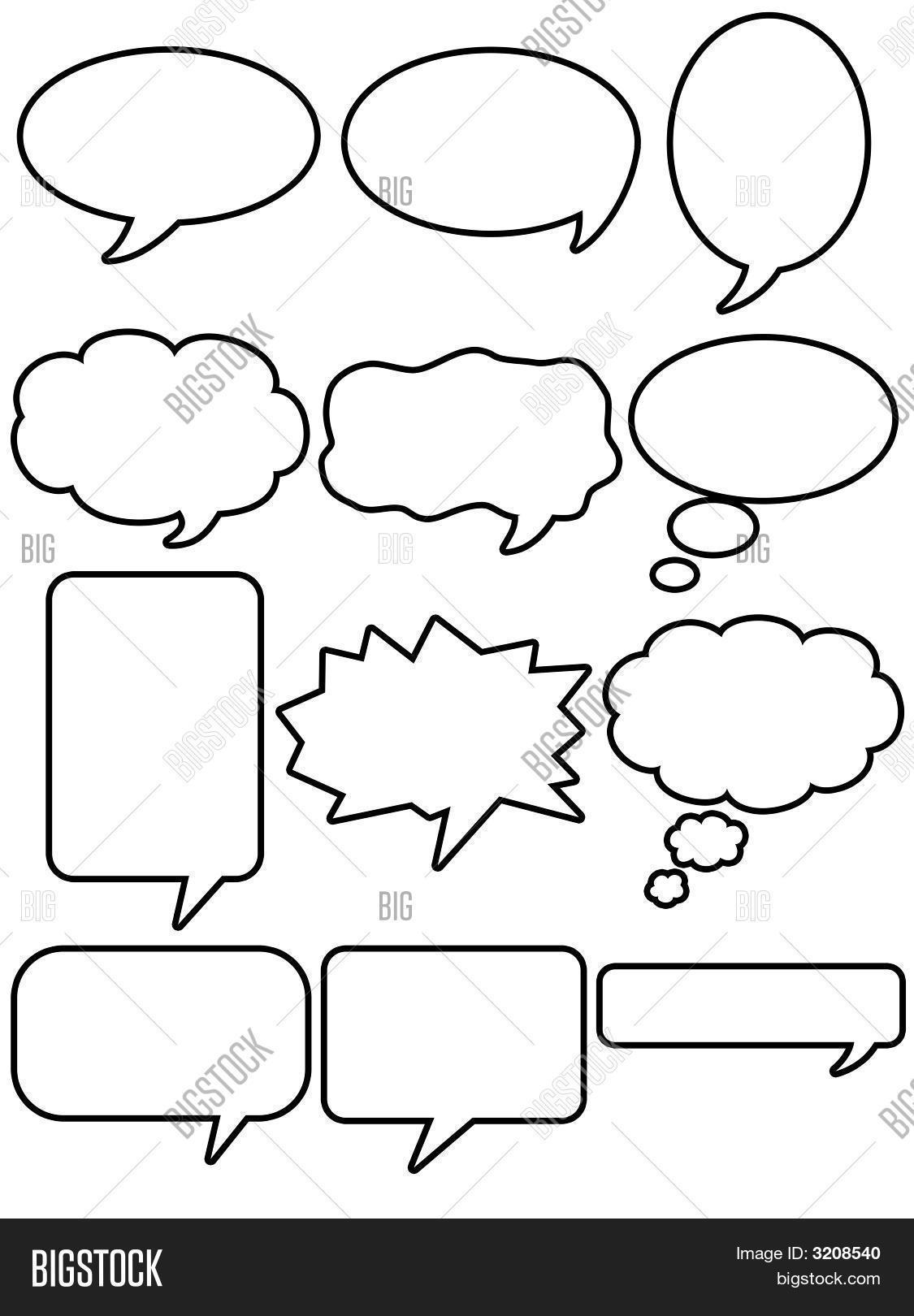 Comic Dialogue Box 2 Image & Photo (Free Trial) | Bigstock