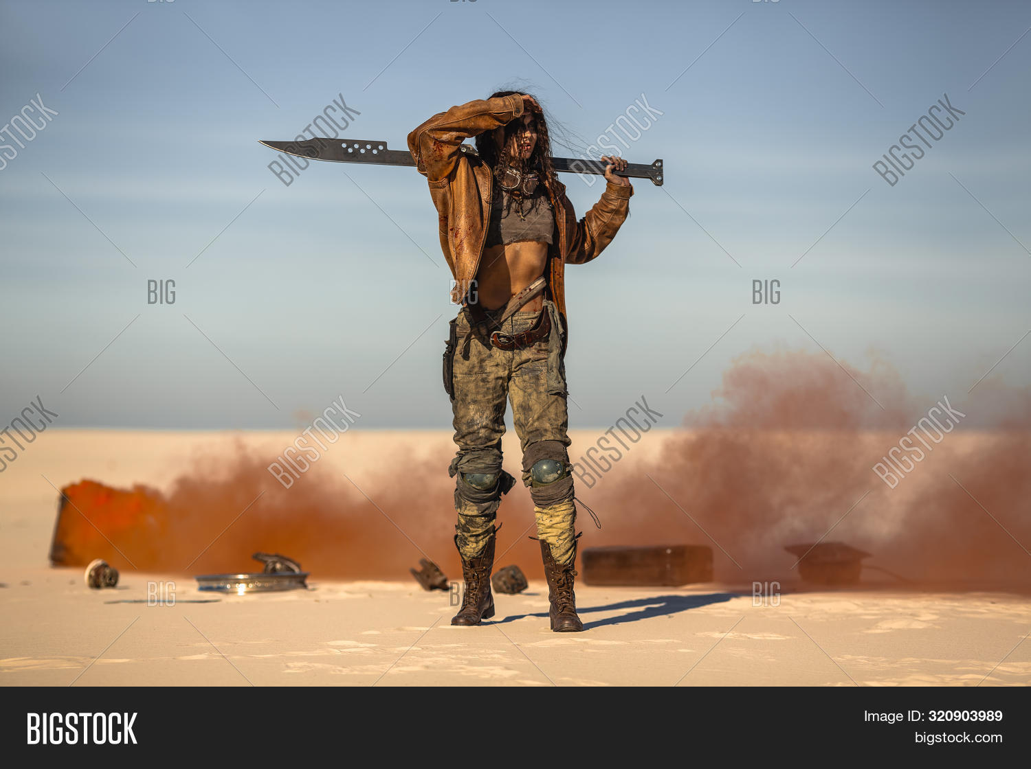 Post-apocalyptic Biker Image & Photo (Free Trial) | Bigstock