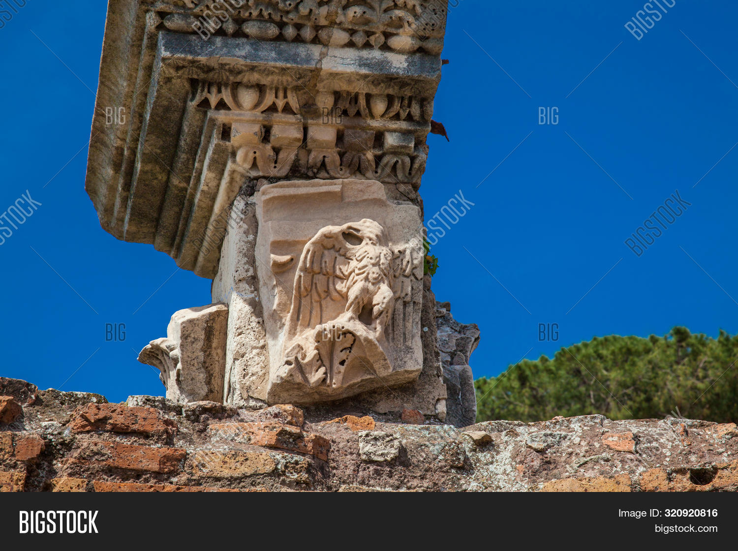 Detail Ancient Columns Image & Photo (Free Trial) | Bigstock