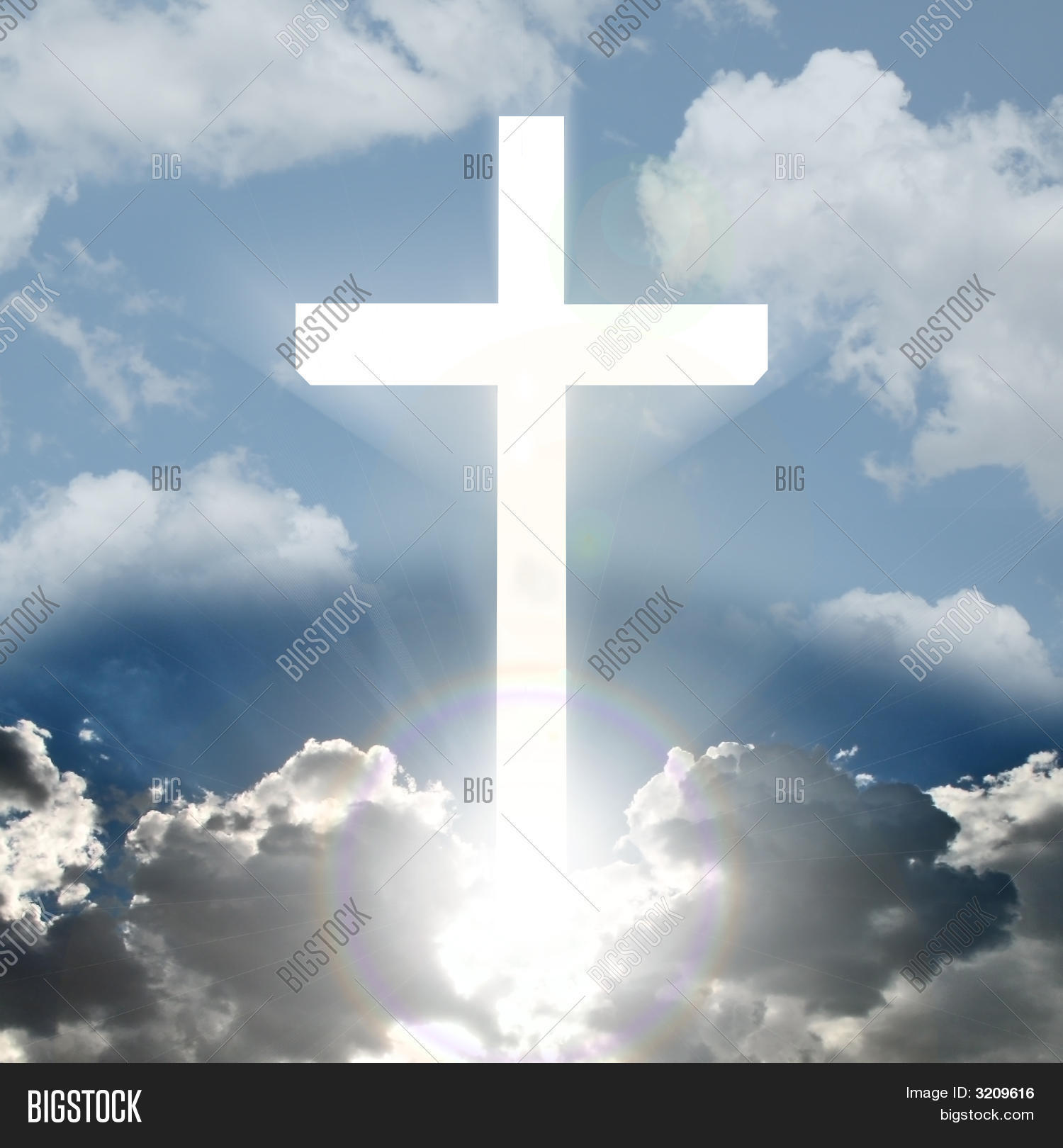 Bright Cross Beaming Image & Photo (Free Trial) | Bigstock