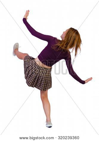 Back View Falling Girl Image & Photo (Free Trial) | Bigstock