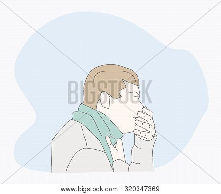 Symptoms Cold Patient Vector & Photo (Free Trial) | Bigstock