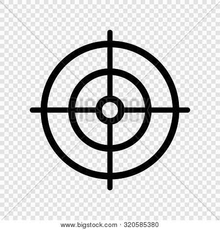 Gun Target Icon On Vector & Photo (Free Trial) | Bigstock