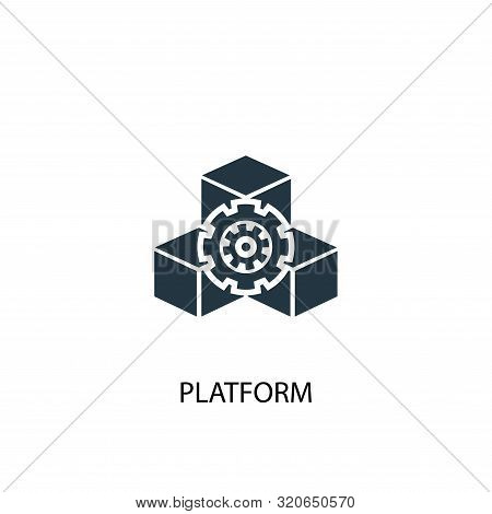 Platform Icon. Simple Vector & Photo (Free Trial) | Bigstock
