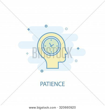 Patience Line Concept Vector & Photo (Free Trial) | Bigstock