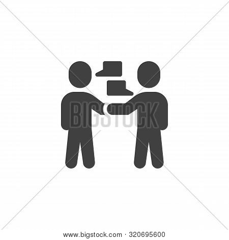 Two People Talking Vector & Photo (Free Trial) | Bigstock