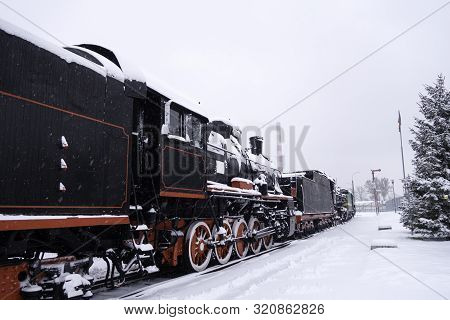 Steam Train Snow. Image & Photo (Free Trial) | Bigstock