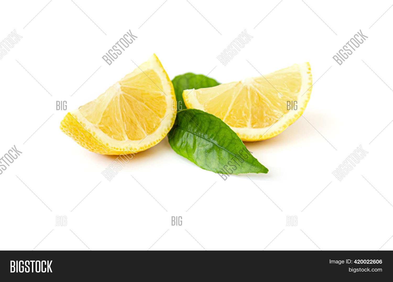 Lemon Slices On White Image & Photo (Free Trial) | Bigstock