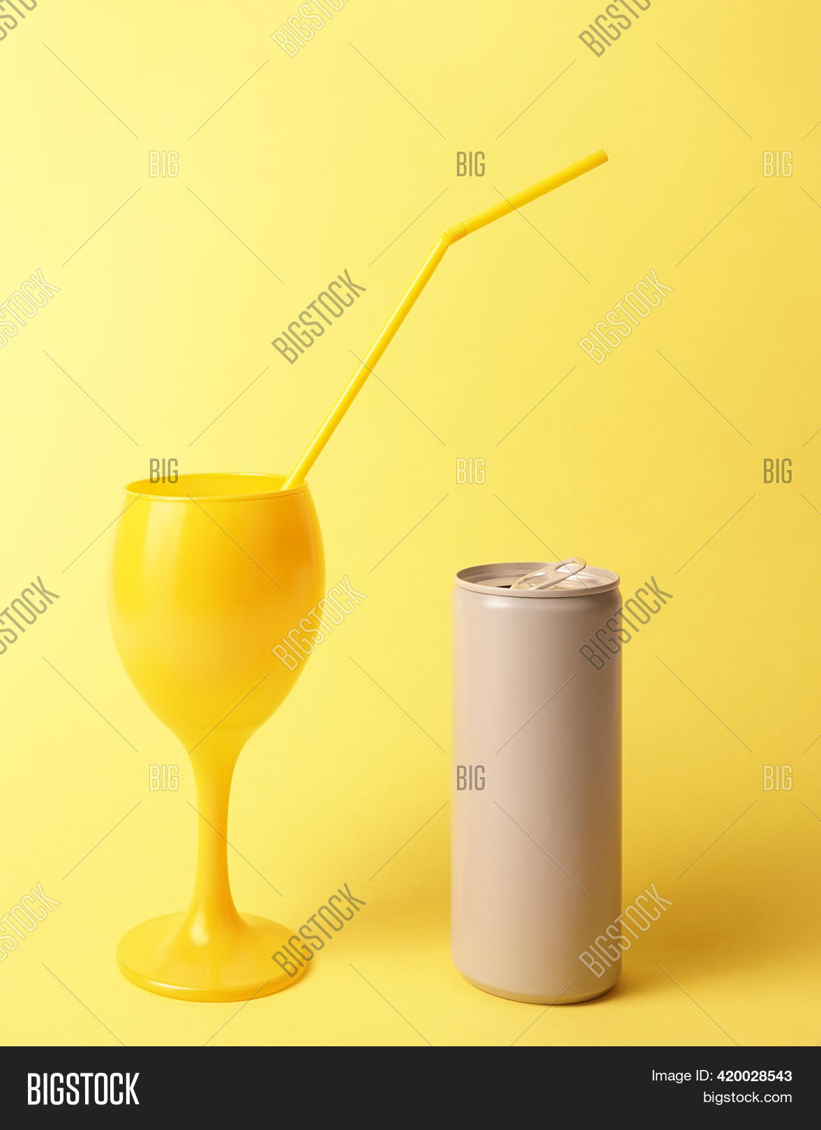 Yellow Cocktail Glass Image & Photo (Free Trial) | Bigstock