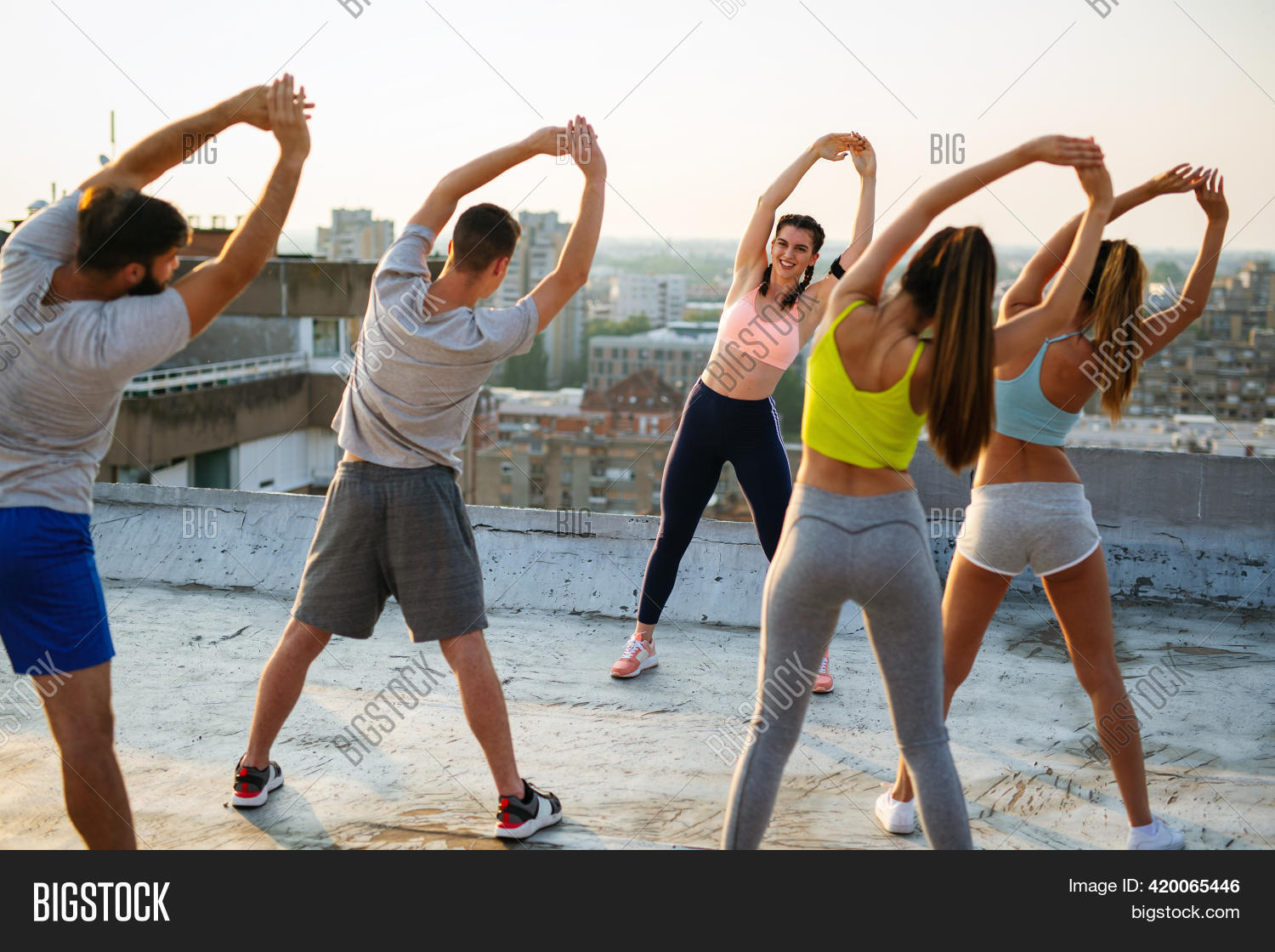 Group Happy Fitness Image & Photo (Free Trial) | Bigstock