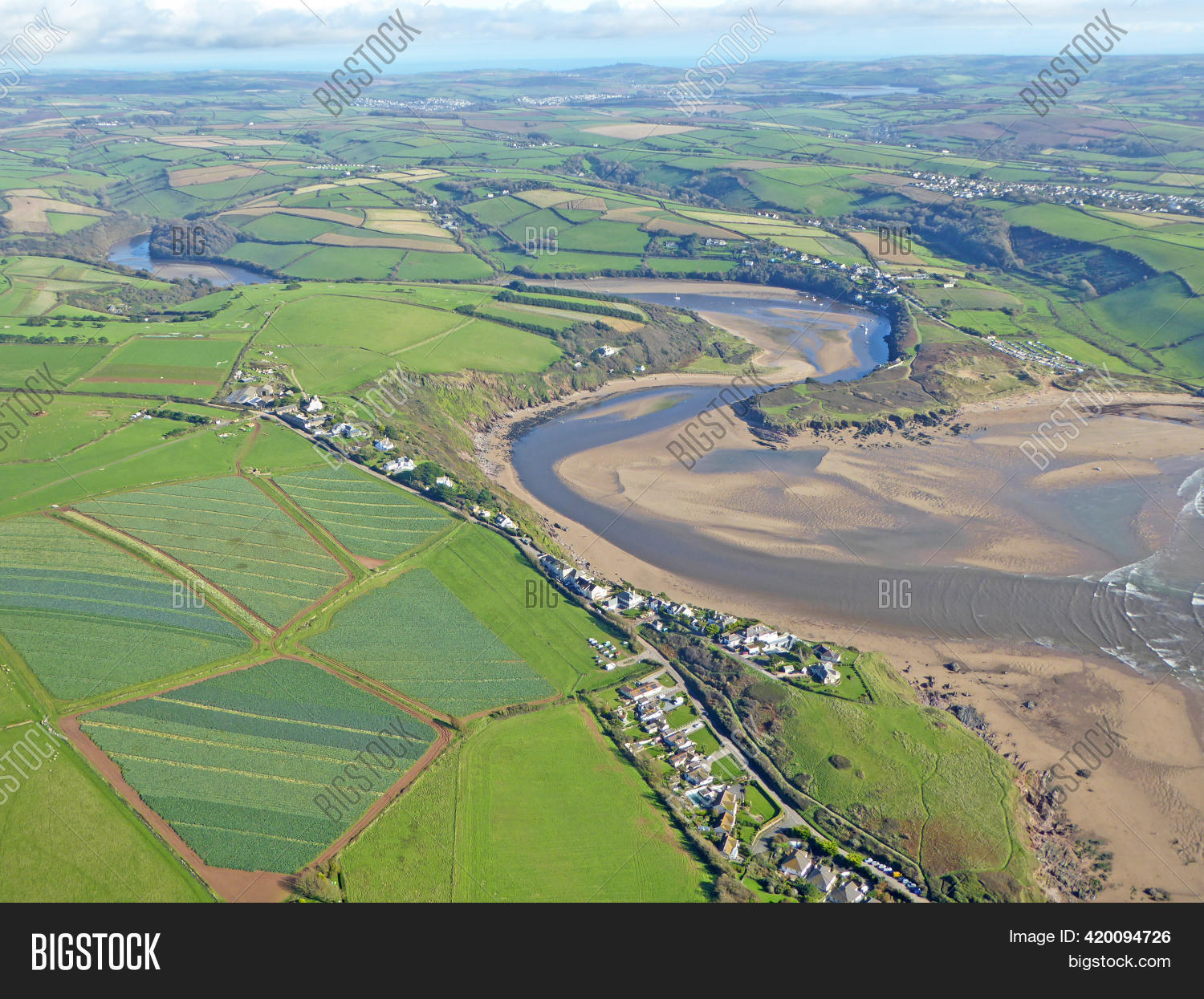 Aerial View River Avon Image & Photo (Free Trial) | Bigstock