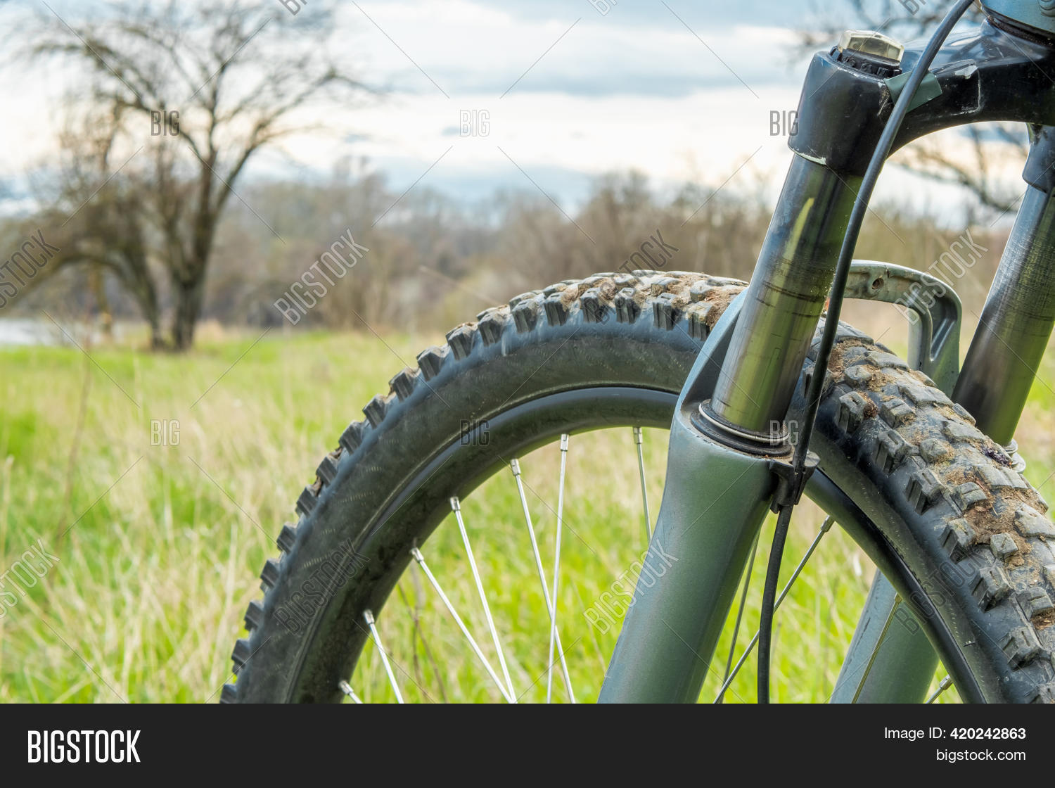 Part Front Wheel Fork Image & Photo (Free Trial) | Bigstock