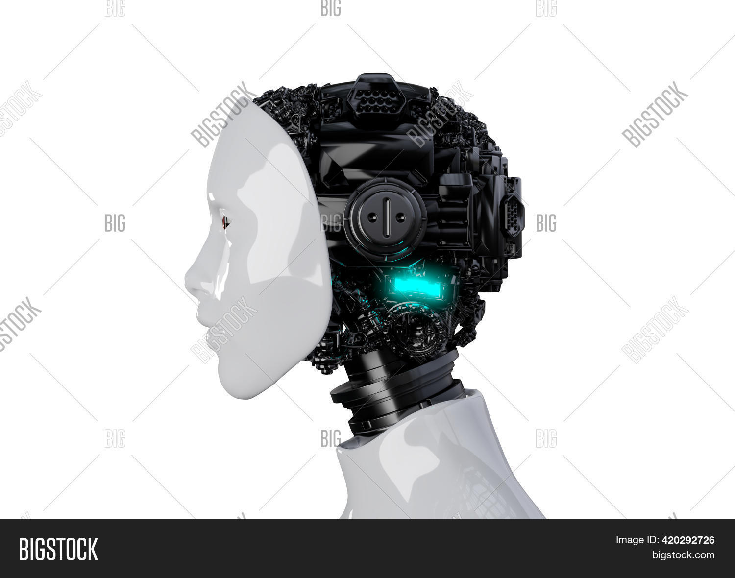 Humanoid Robot Head Image & Photo (Free Trial) | Bigstock