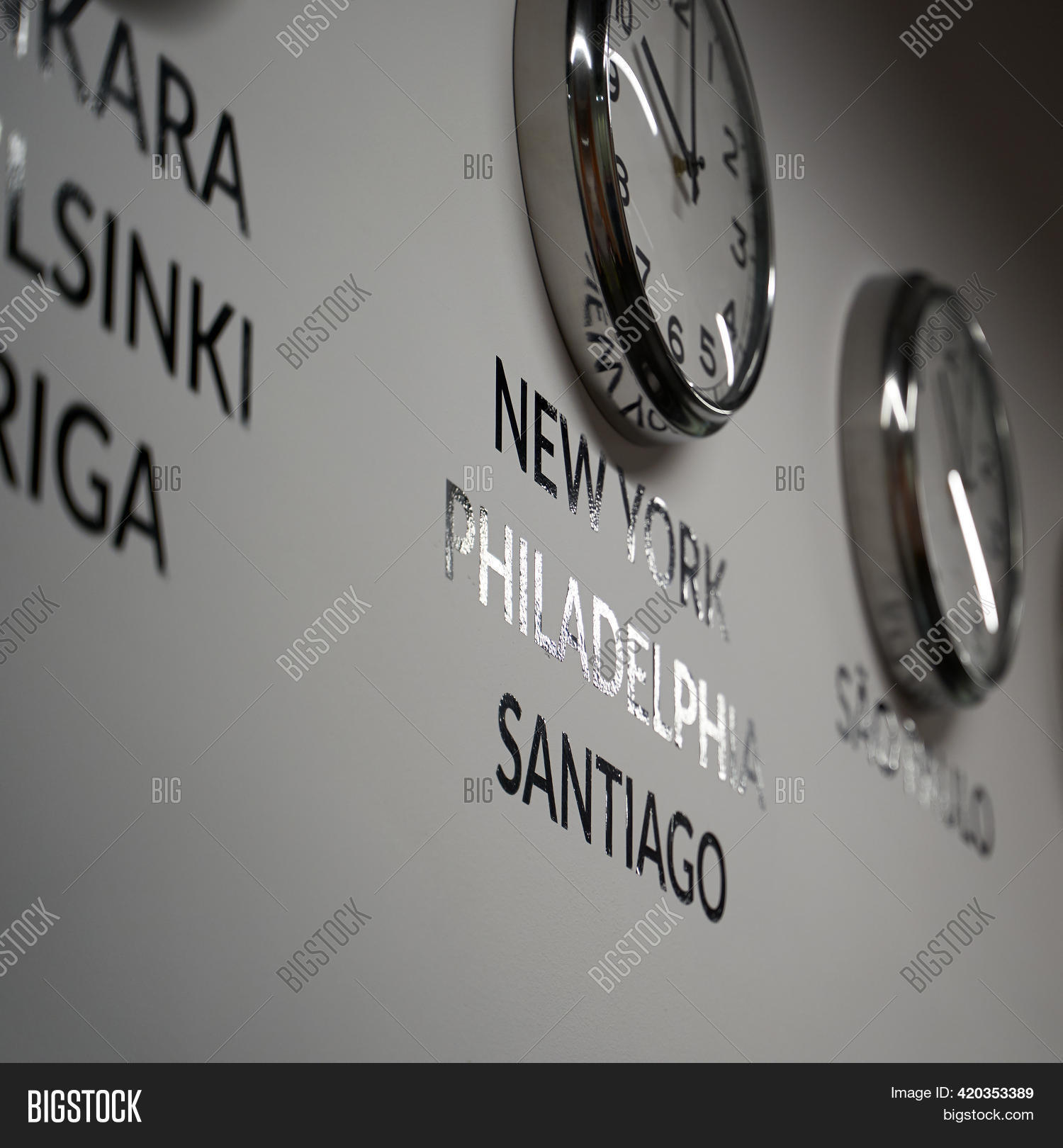 Many Wall Clocks On Image & Photo (Free Trial) | Bigstock