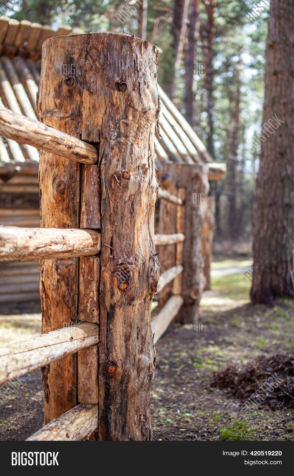 Large Wooden Fence Image & Photo (Free Trial) | Bigstock
