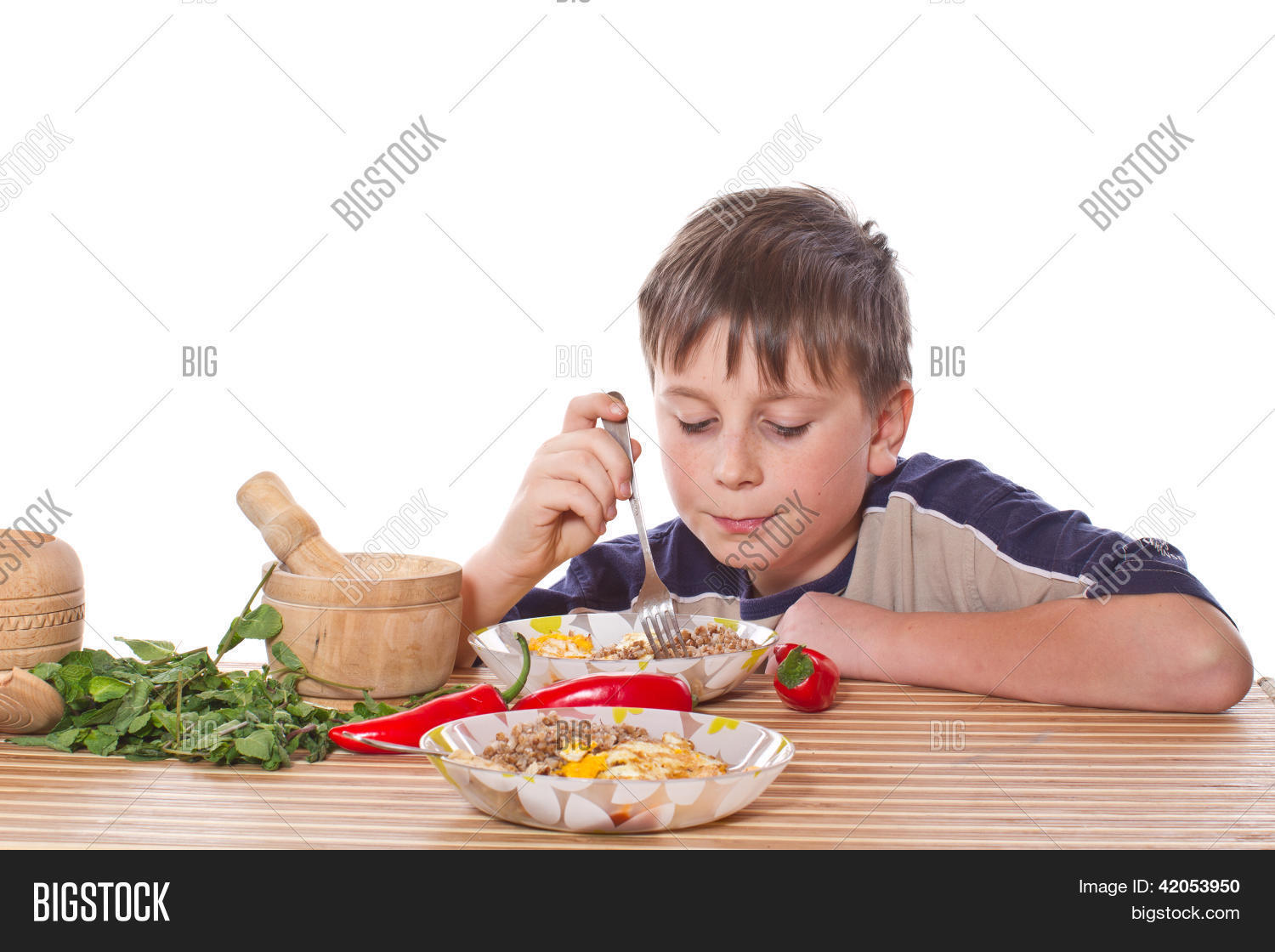 Boy Breakfast Image & Photo (Free Trial) | Bigstock