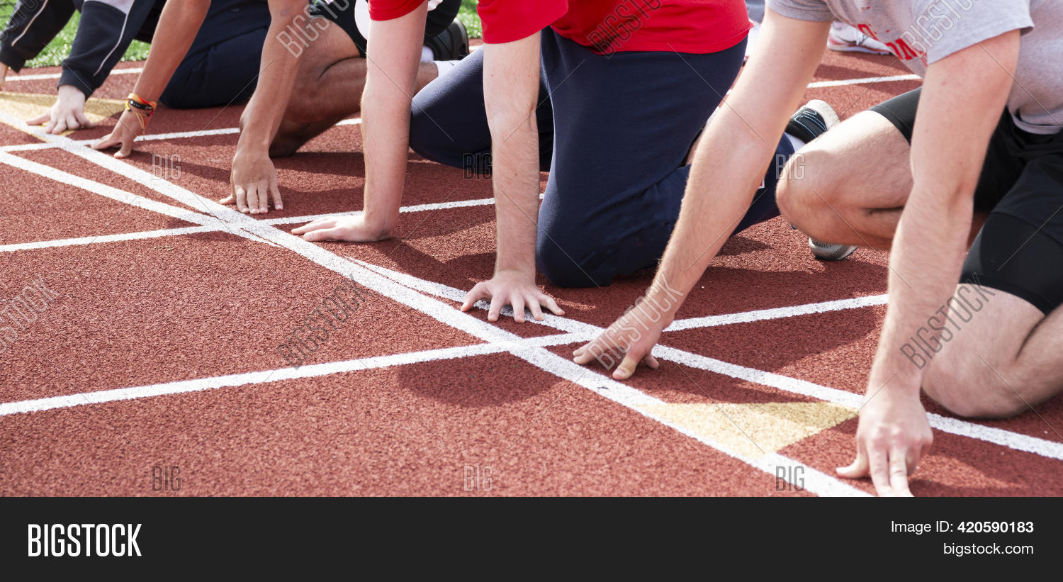 High School Boys Track Image & Photo (Free Trial) | Bigstock