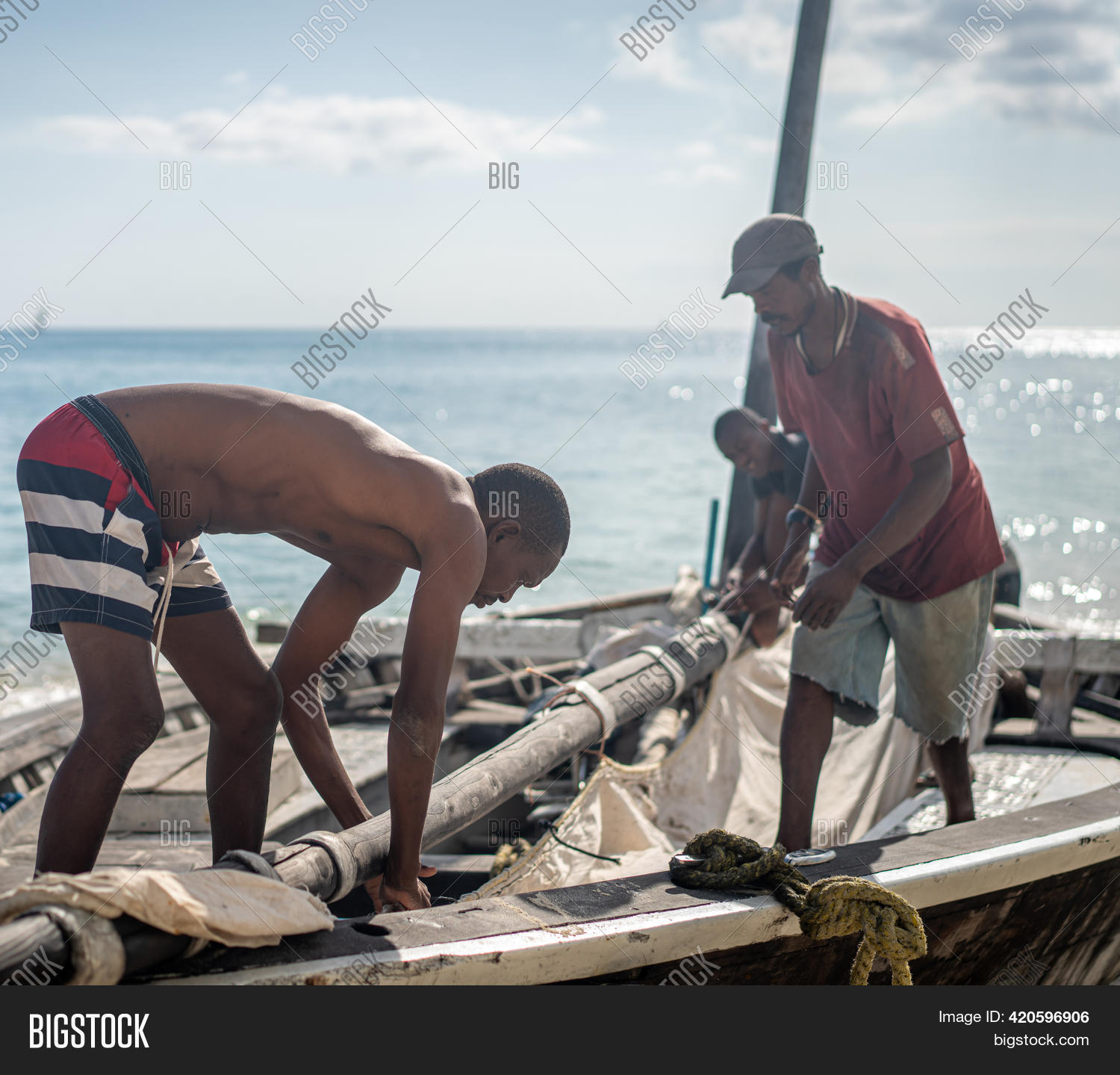 African Men Working On Image & Photo (Free Trial) | Bigstock